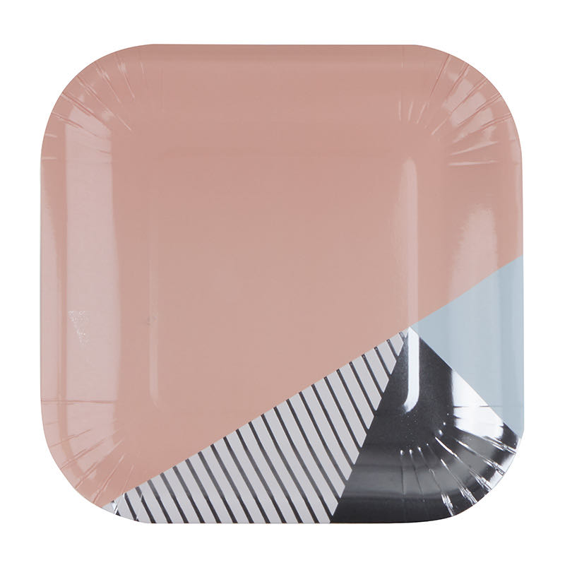 Party Paper Plates White Blue & Silver 160238 – Value Co – South Africa