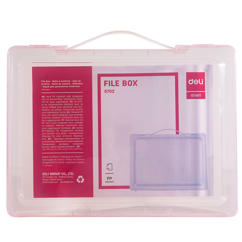 Deli File Box A4 Asst. - Value Co Online Shopping - South Africa