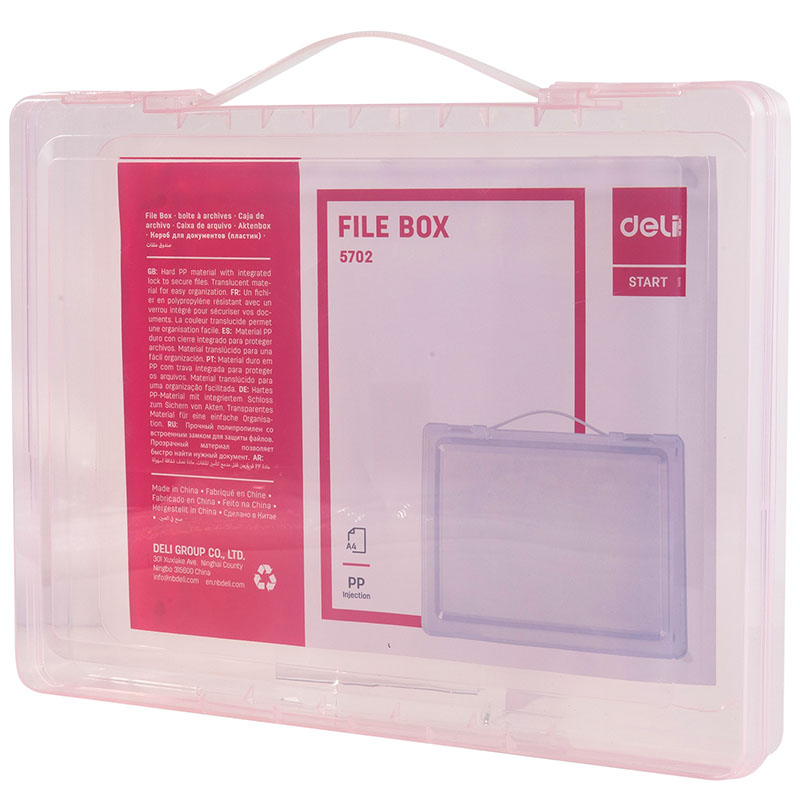 Deli File Box A4 Asst. - Value Co Online Shopping - South Africa