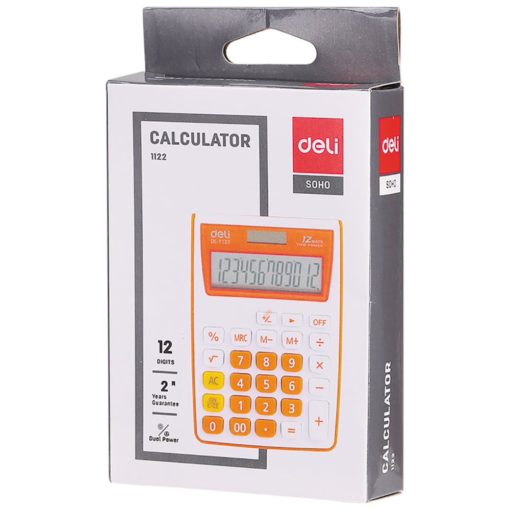 Deli Portable Calculator Plastic-12 Digits Blue – Value Co – South Africa